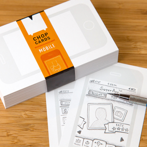 The Chopping Block: Chop Cards: Mobile Design Index Cards